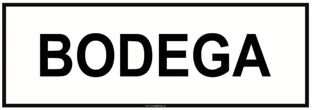bodega – SEÑALETICAS – PADILLA PUBLICIDAD